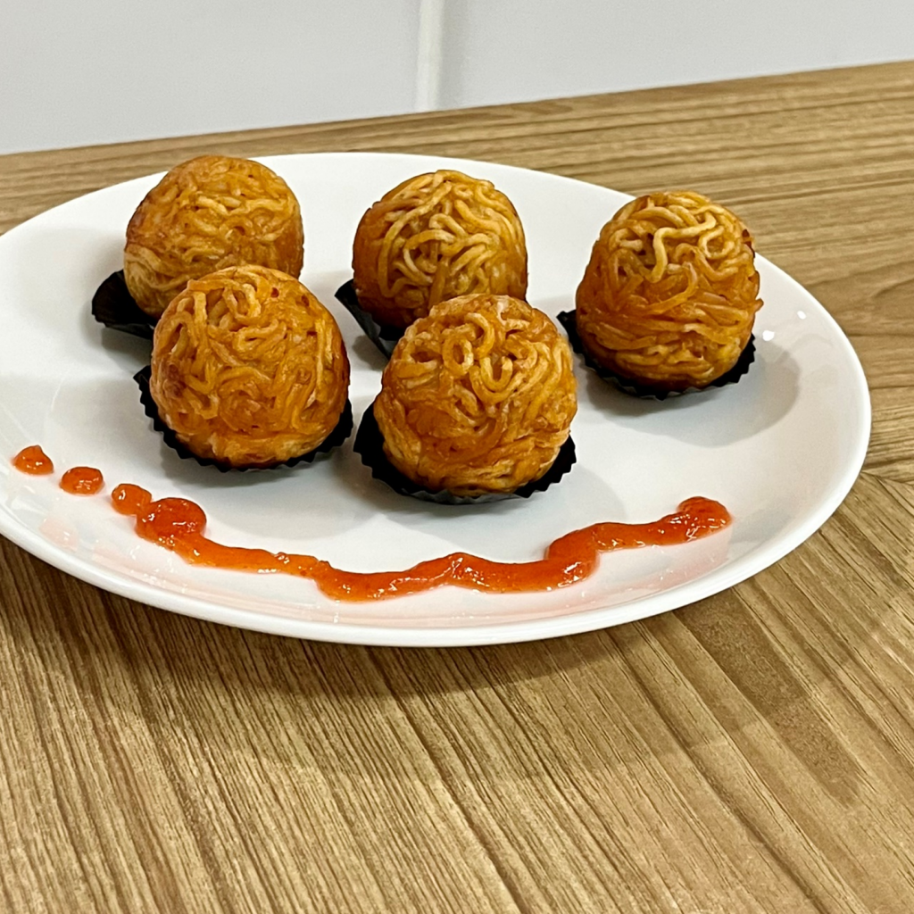 Cheesy Chicken Noodle Balls – So Good